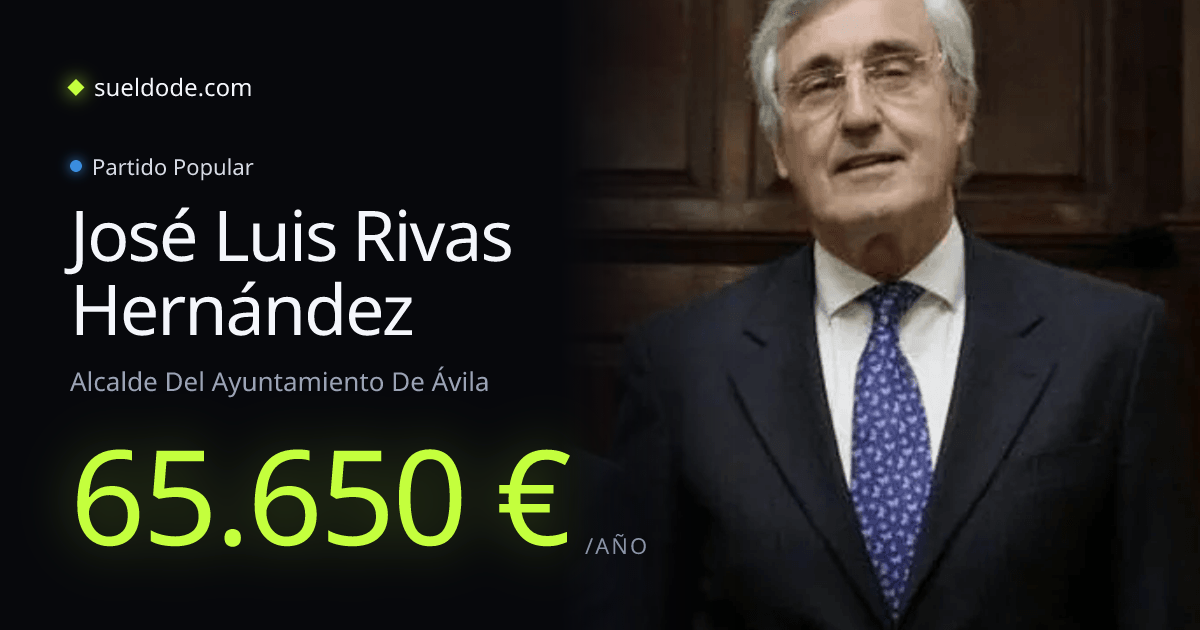 Sueldo de José Luis Rivas Hernández · sueldode.com